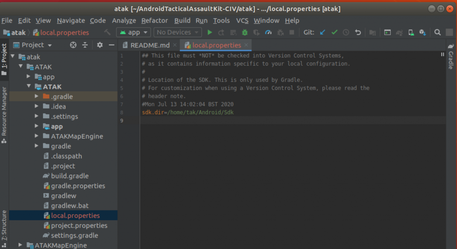 Build ATAK Development Environment | Ballantyne Cyber Blog