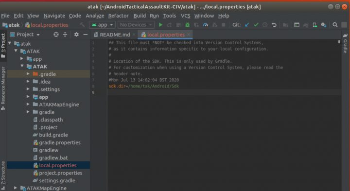 Build ATAK Development Environment | Ballantyne Cyber Blog