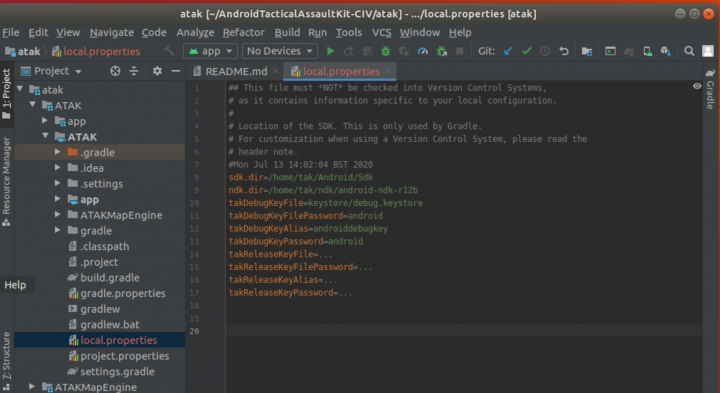 Build ATAK Development Environment | Ballantyne Cyber Blog